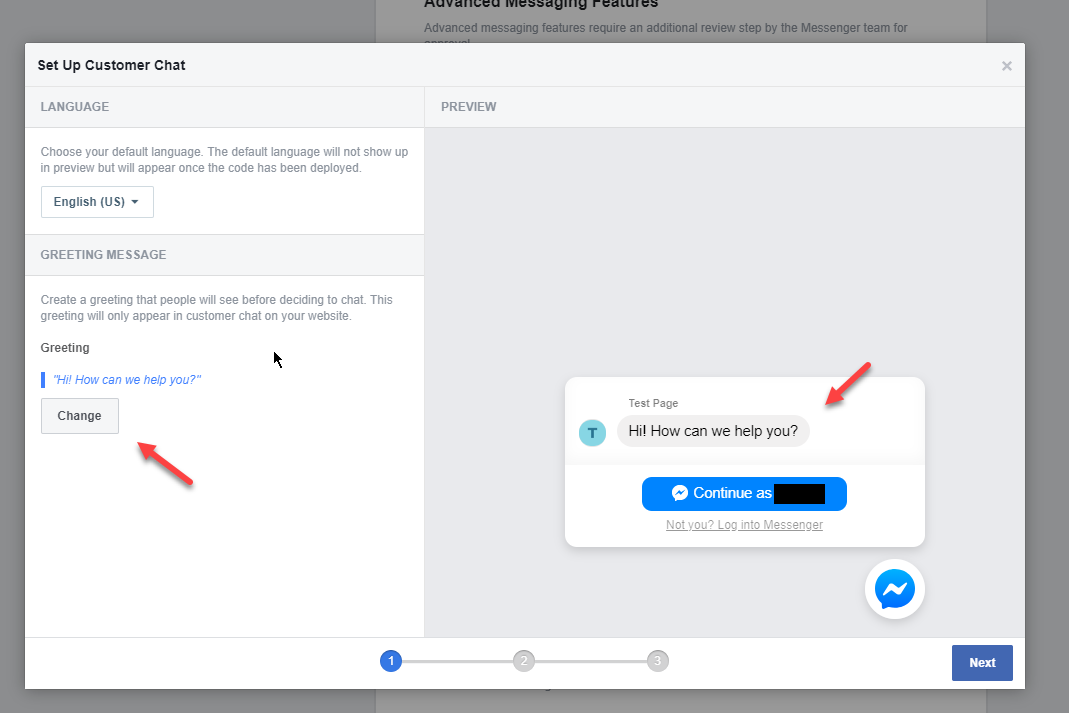 Getting the Facebook Messenger Code – HoopJumper
